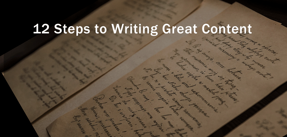 12 Steps to Writing Great Content [Infographic] - Lireo Designs