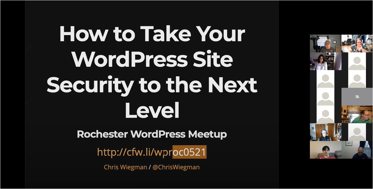 Takeaways from How to Take Your WordPress Site Security to the Next ...