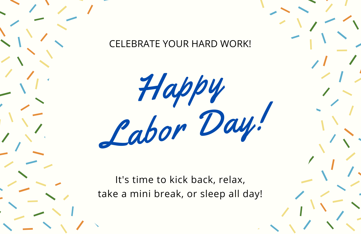 Celebrate Your Work, Happy Labor Day! - Lireo Designs
