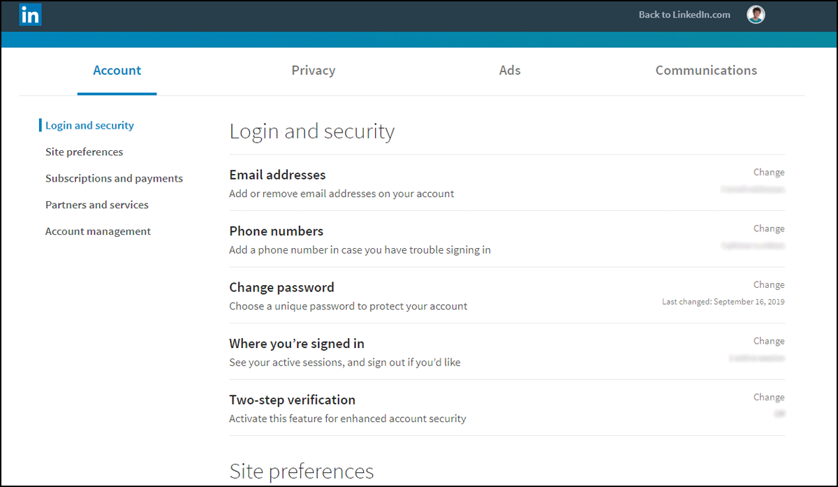 UX Win: LinkedIn Account Password Change - Lireo Designs