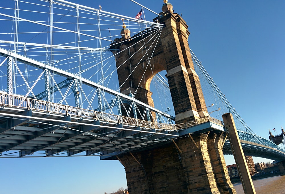 Photo of the Week: John A. Roebling Suspension Bridge - Lireo Designs
