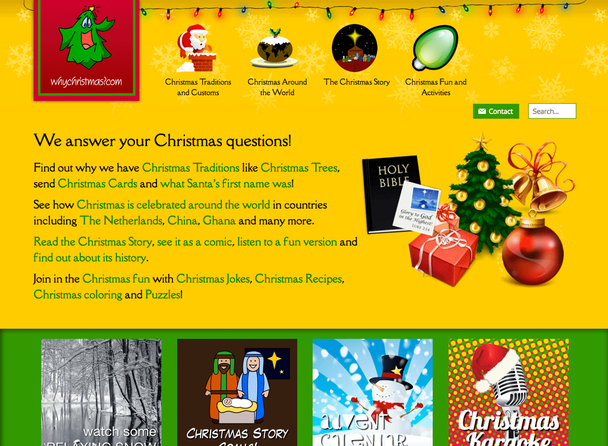 Why Christmas? The Christmas Site 18 Years in the Making and Still ...