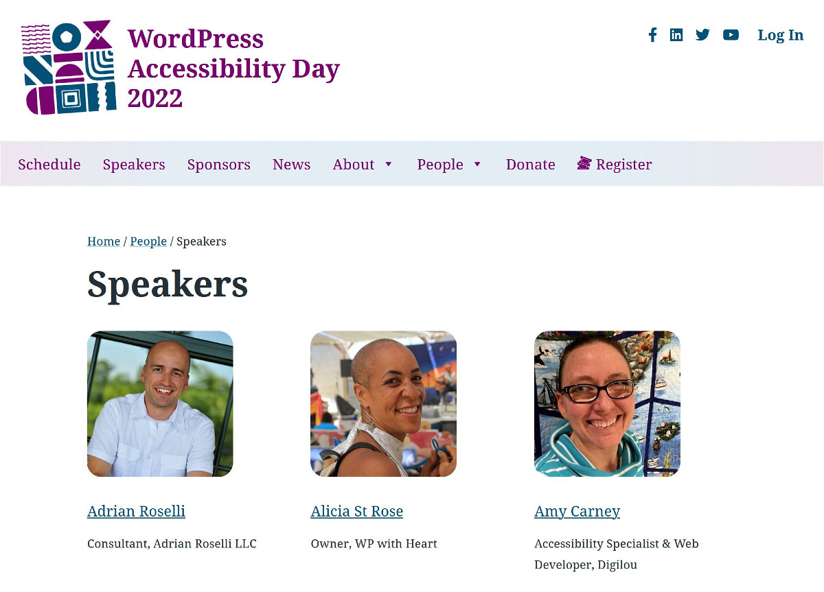 WordPress Accessibility Day 2022 Announces Speakers and Schedule - Lireo Designs